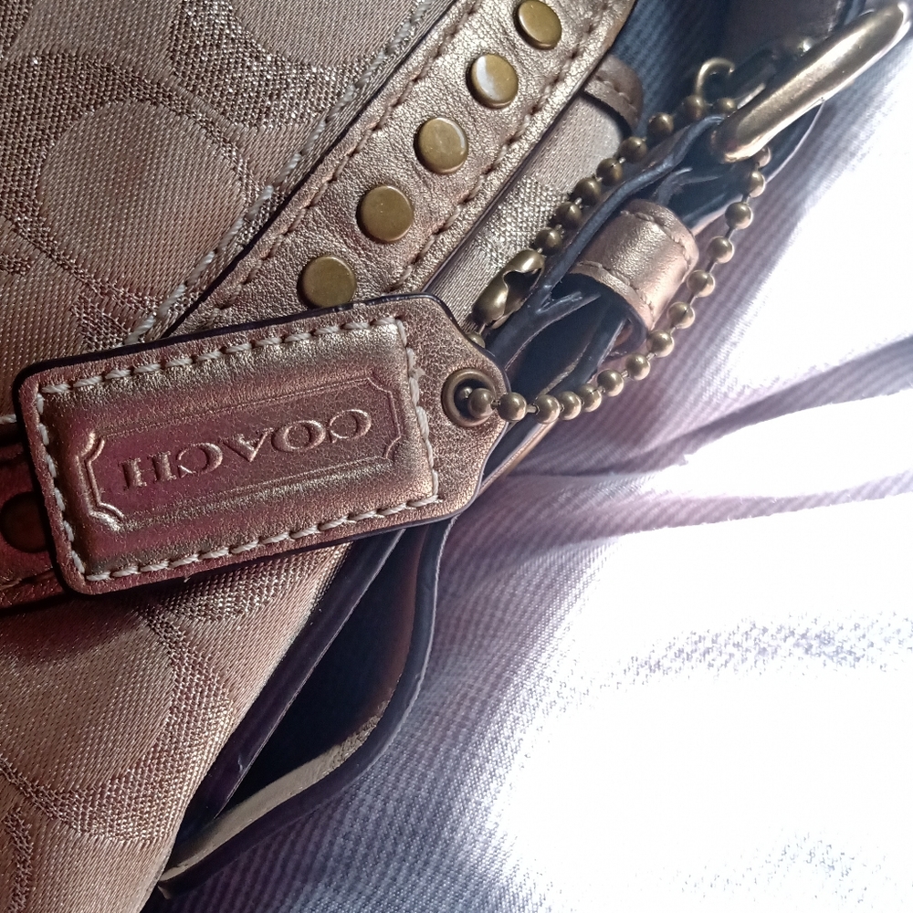 Coach Signature Jacquard Crossbody Bag - Gem
